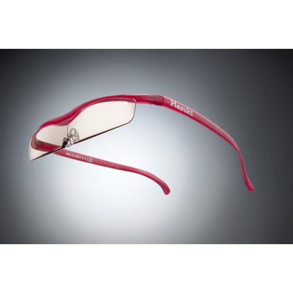 ハズキルーペ クール カラーレンズ 1.32倍 紫+メガネのお手入れセット